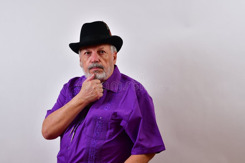 Sharp Dressed Senior Man in a Thoughtful Mood Stock Photo - Image of ...