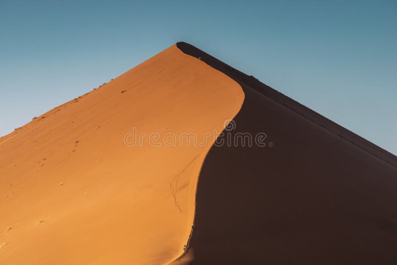 Sharp dune edge stock photo. Image of landscape, sand - 243852876