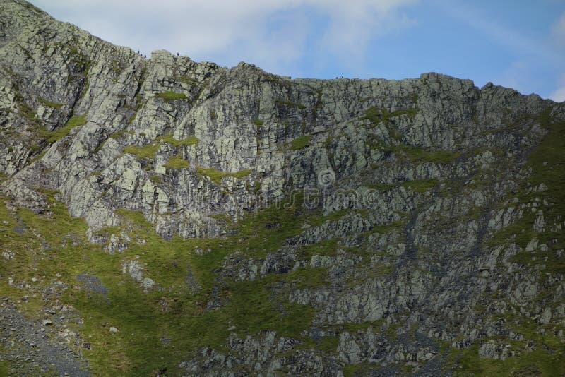 Sharp Edge stock photo. Image of blencathra, arrete, england - 56411560