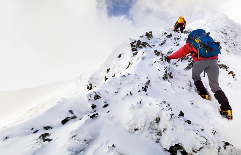 Sharp Edge stock photo. Image of blencathra, cold, adult - 56361596