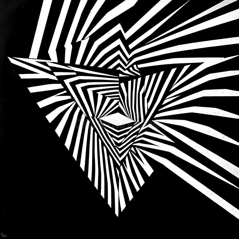 Sharp-Edged Triangle Arrangement in High Definition Stock Illustration ...