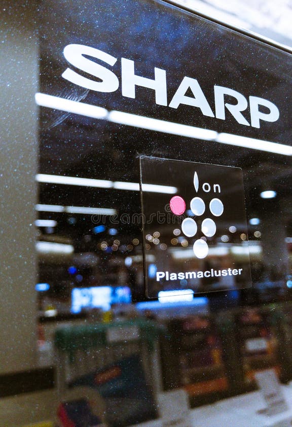 Sharp electronics editorial photography. Image of logotype - 171890822