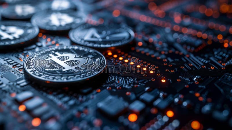 Sharp Focus Background Image for Technology Product. Stock Illustration ...