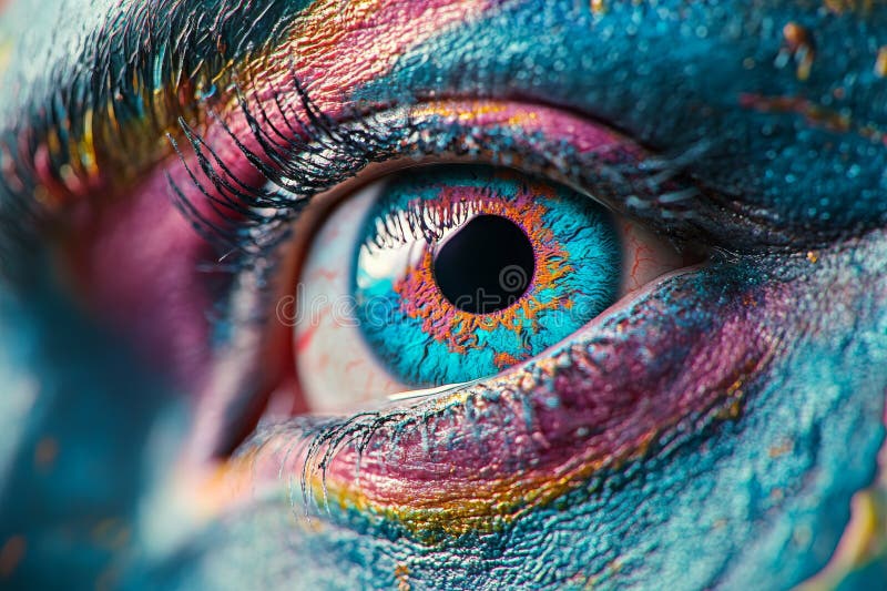 Sharp Focus Macro of a Human Eye Revealing the Intricate Details of the ...