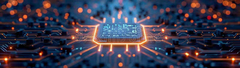 Sharp Focused Background Image for Artificial Intelligence Technology ...