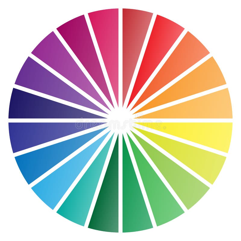 20 Piece Pie Chart Isolated Vector Illustration Stock Vector ...