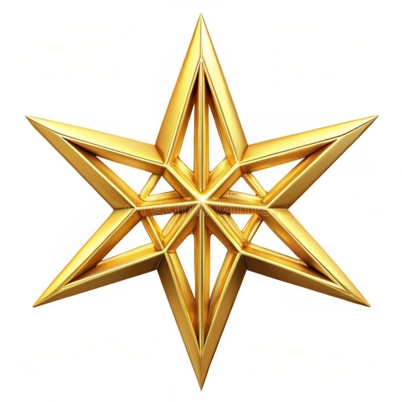 Geometric Star Symbol stock illustration. Illustration of abstract ...