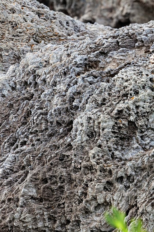 Sharp Gray Rocks on the Beach Stock Image - Image of cliff, mineral ...