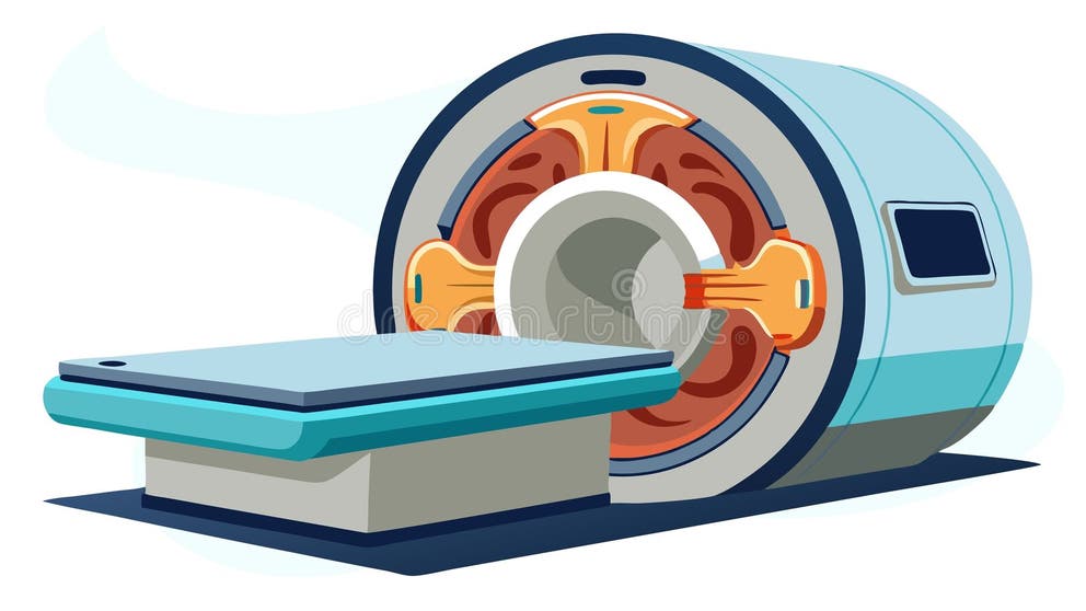 A Sharp, High-resolution Image Features a CT Scan Displayed on a ...