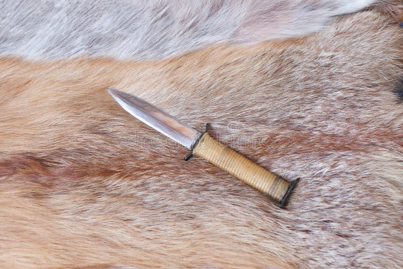 Sharp hunting knife stock photo. Image of natural, handle - 84935226