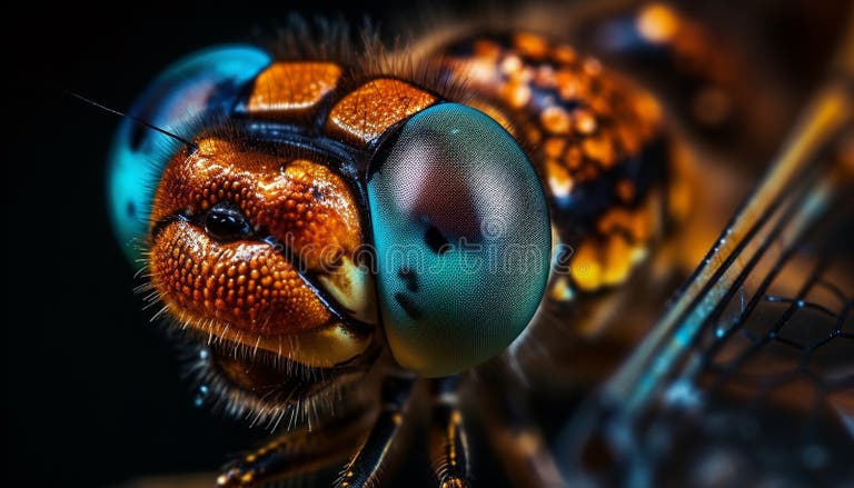 Sharp Insect Antenna Focus on Hairy Fly Generated by AI Stock ...