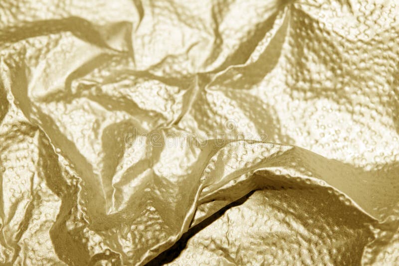 Sharp Jagged Metal Shiny Foil Reflactive Gold Background Stock Photo ...