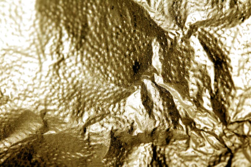 Sharp Jagged Metal Shiny Foil Reflactive Gold Background Stock Image ...