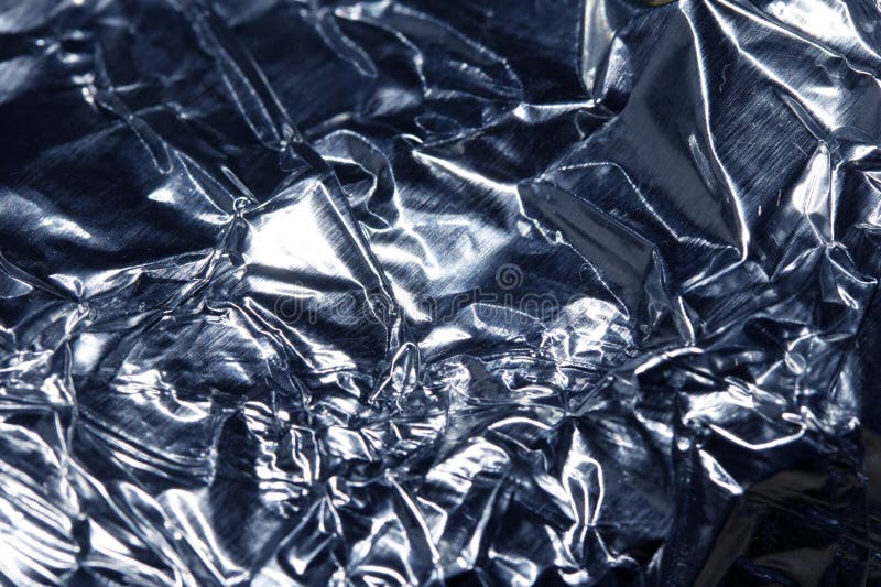 Sharp Jagged Metal Shiny Foil Reflactive Silver Background Stock Image ...