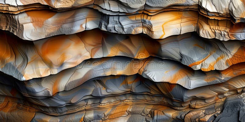 Sharp Jagged Rock Edges Abstract Geological Formation Layers Texture ...