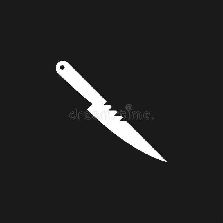 Sharp Knife Logo Design Template Vector Illustration Stock Vector ...