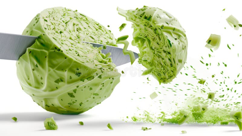 Splits Cabbage Stock Illustrations – 2 Splits Cabbage Stock ...