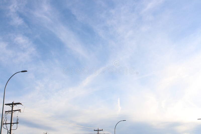 A Sharp Lattice of Clouds on the Horizon Stock Image - Image of horizon ...