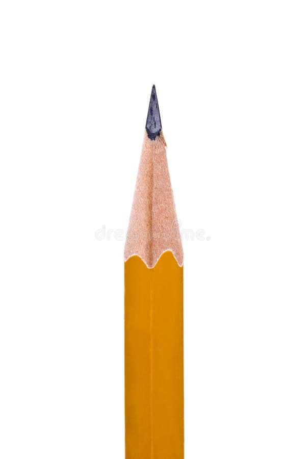 Lead Pencil Isolated on White Background Stock Image - Image of design ...