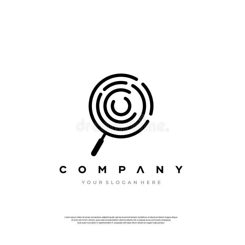 Targeted Precision Logo stock vector. Illustration of monochrome ...