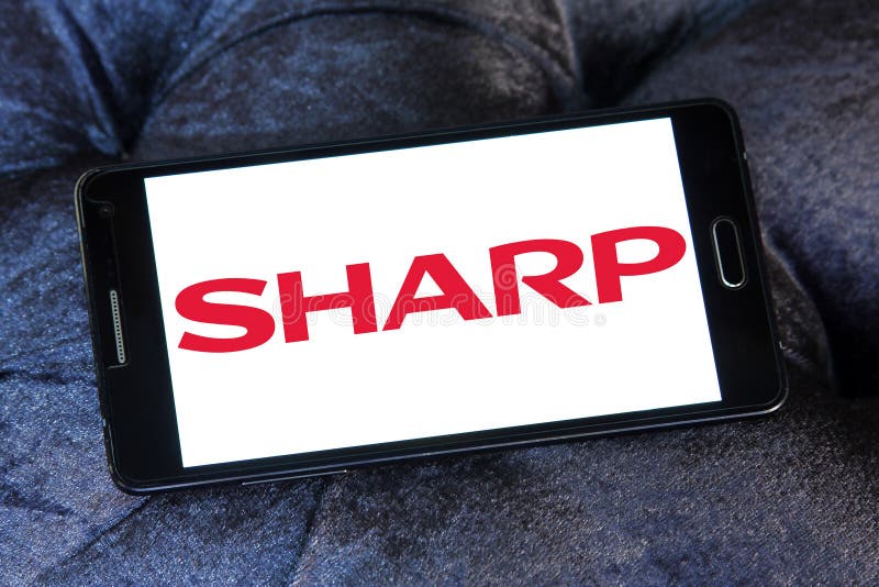 Sharp logo editorial image. Image of appliance, logo - 77046720