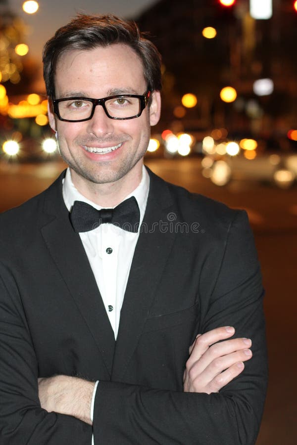 Sharp Looking Gentleman Outdoors Close Up Stock Photo - Image of modern ...