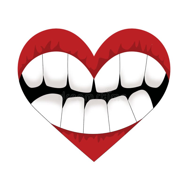 Sharp Love and Jealousy: Crystal Heart Shape Stock Illustration ...