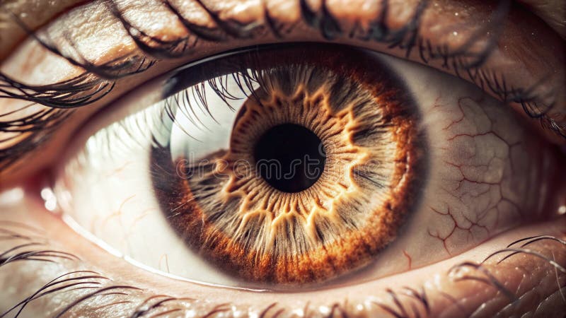 Sharp Macro Photos of the Human Eye Reveal Mysterious Details Stock ...