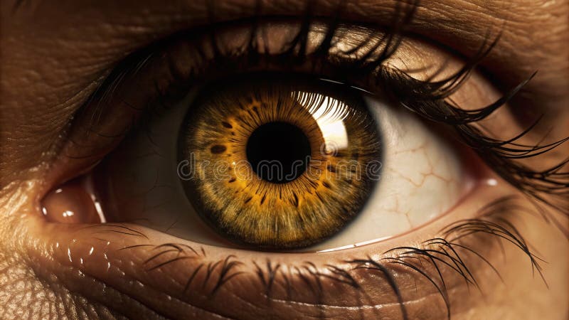 Sharp Macro Photos of the Human Eye Reveal Mysterious Details Stock ...