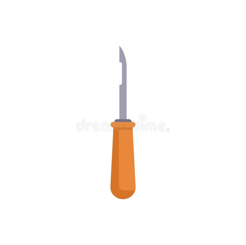 Sharp Metal Awl with Wooden Handle for Sewing Leather Stock Vector ...