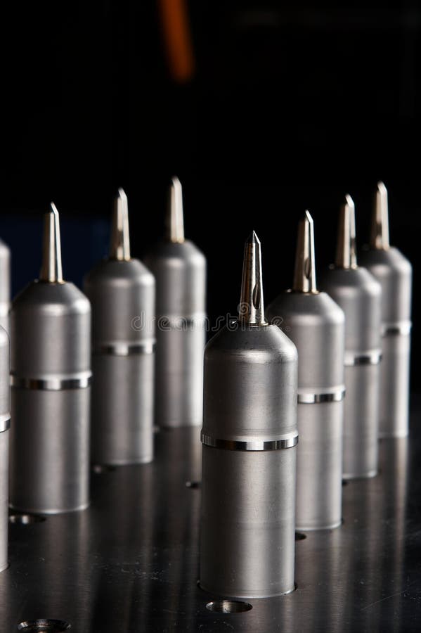 Sharp metal objects. stock image. Image of metallic - 107001789