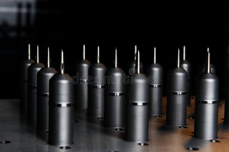 Sharp metal objects. stock image. Image of aluminum - 107001579