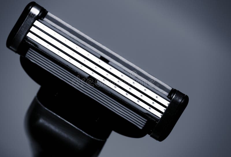 Sharp Metal Razor Blade Shaving Machine Stock Image - Image of design ...