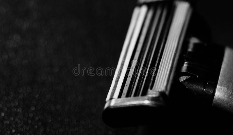 Sharp Metal Razor Blade Shaving Machine Stock Image - Image of safety ...