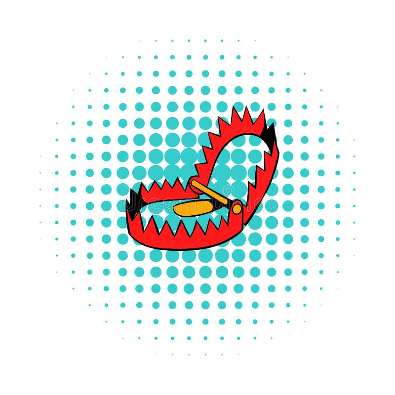 Sharp Metal Trap Icon, Icon Cartoon Stock Vector - Illustration of ...