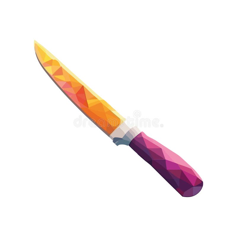 Sharp Metallic Weapon Icon on White Backdrop Stock Vector ...