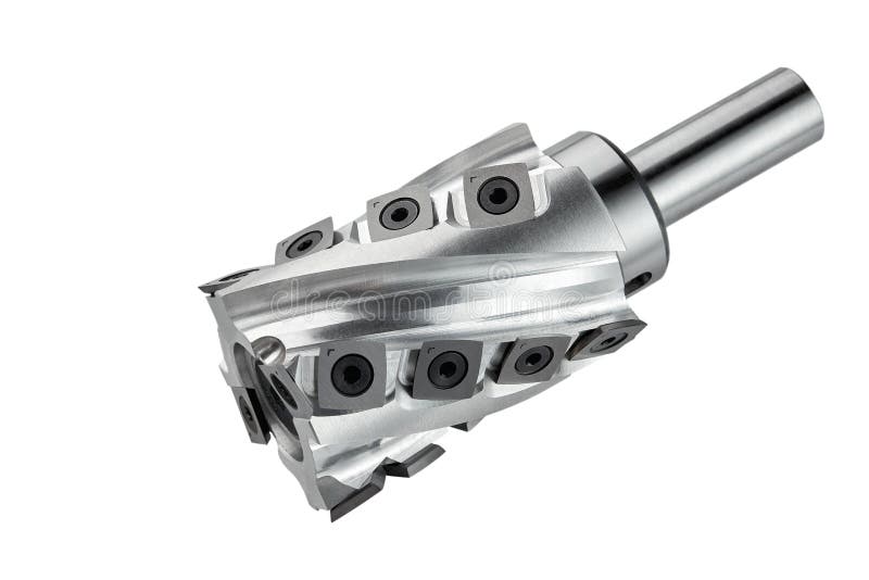 Sharp Milling Cutter Isolated on White Background Stock Photo - Image ...
