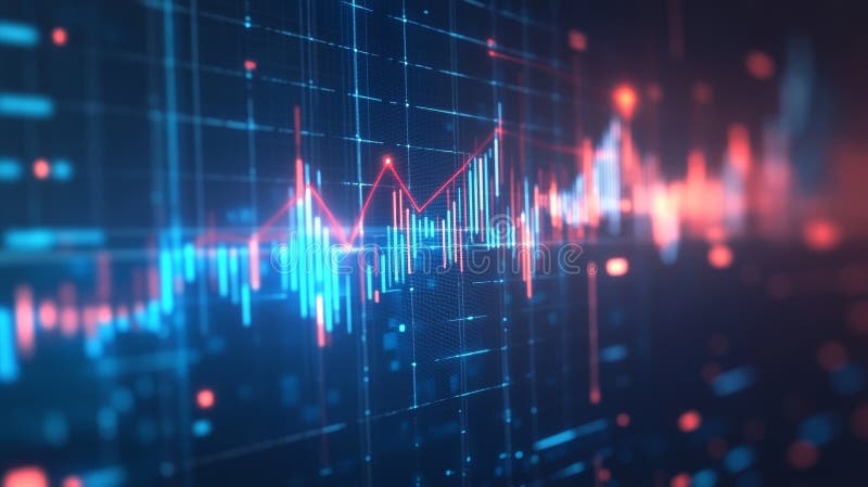 A Sharp, Modern Graph Indicates a Steep Ascent, Demonstrating a ...