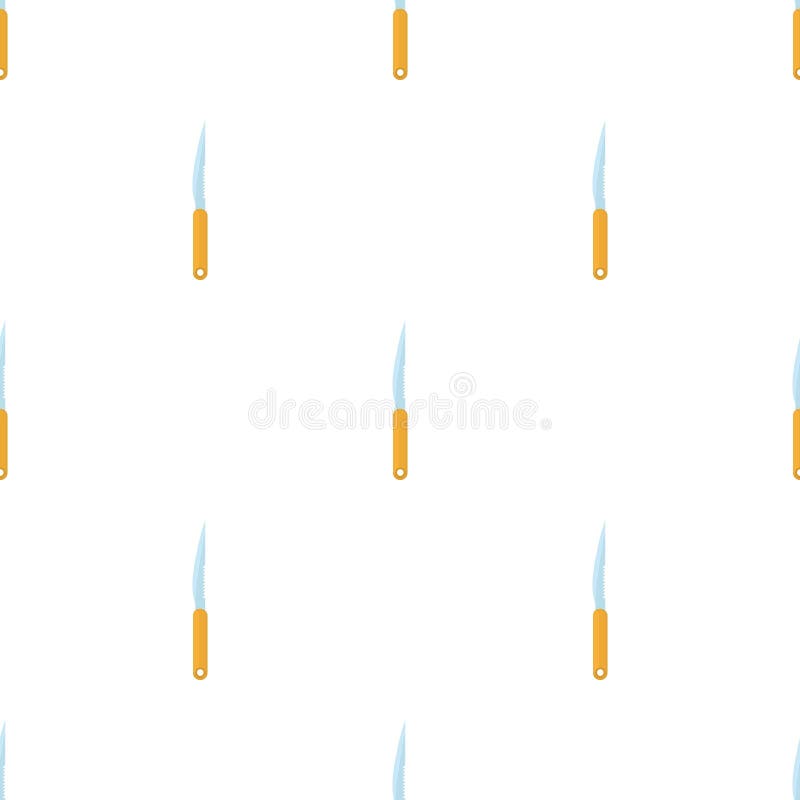 Sharp Narrow Knife Pattern Seamless Vector Stock Vector - Illustration ...