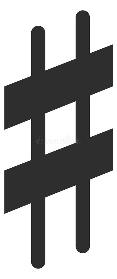 Sharp Note Symbol. Music Sound Notation Icon Stock Vector ...
