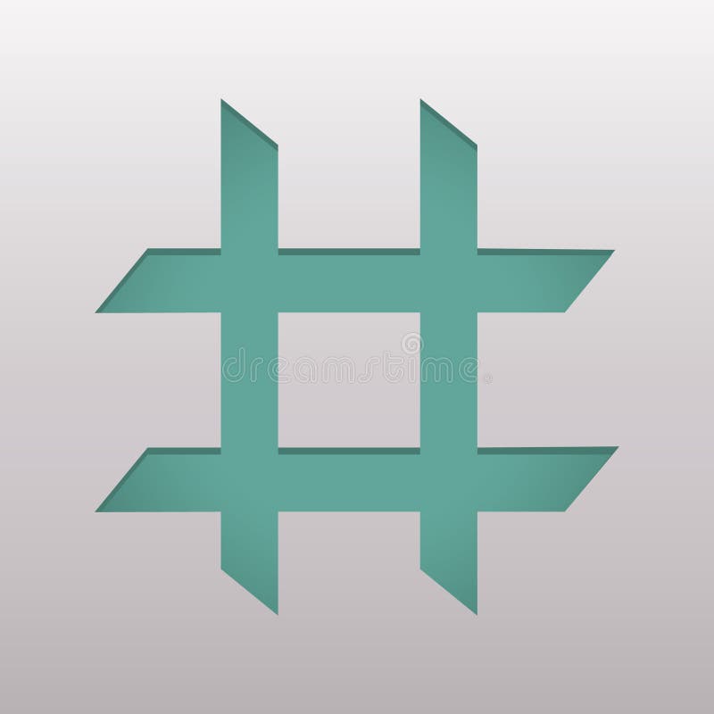 Sharp Note. Vector Illustration Decorative Design Stock Vector ...