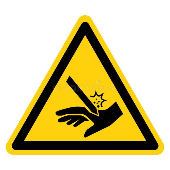 Sharp Object Handle with Care Symbol Sign,Vector Illustration, Isolated ...