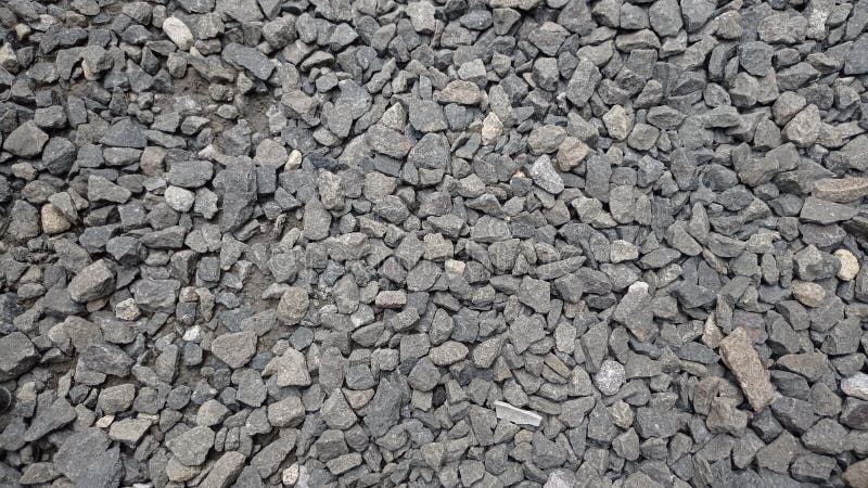 Sharp Pebbles Stone Scattered on the Ground Stock Image - Image of ...