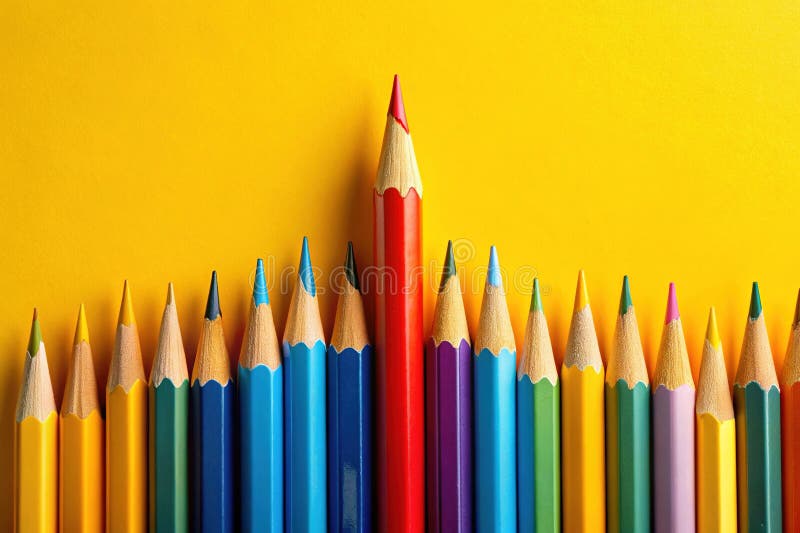 Sharp Pencil Leadership Concept Unlocking Unique Success through ...