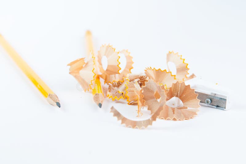 Sharp pencil stock image. Image of space, white, yellow - 98027441