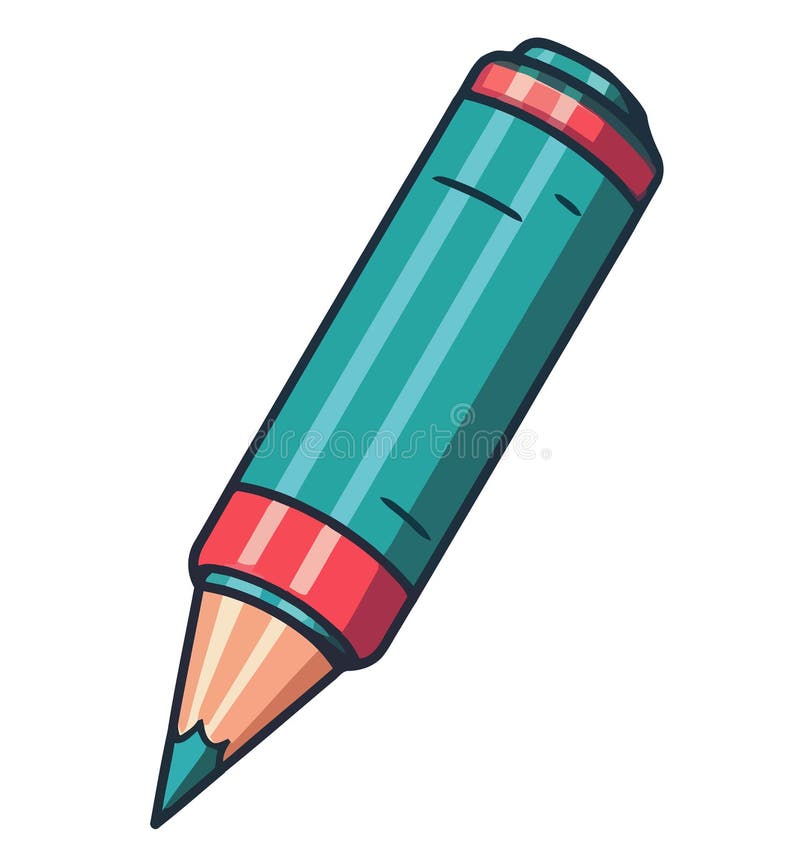 Sharp Pencil Sketch a Tool for Education Stock Vector - Illustration of ...
