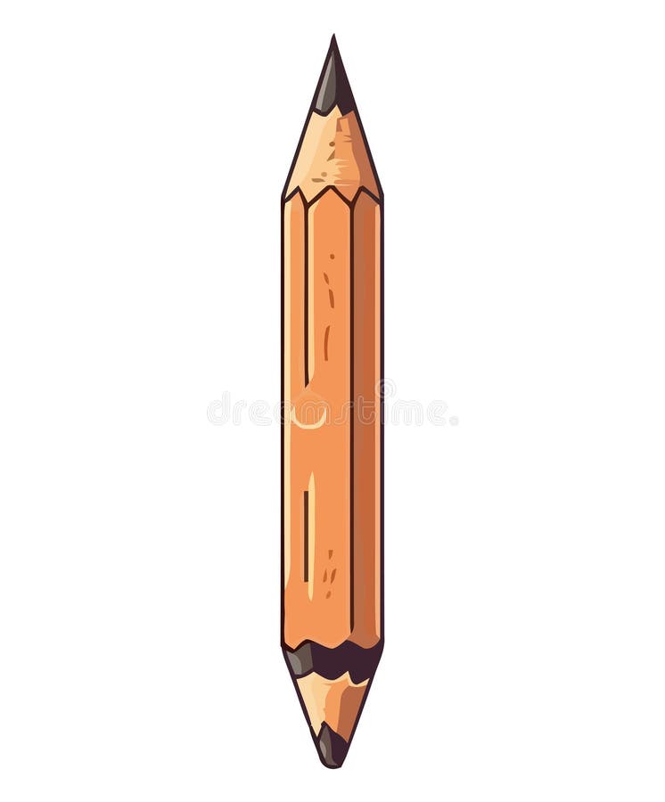 Sharp pencil tips stock vector. Illustration of symbol - 276003933