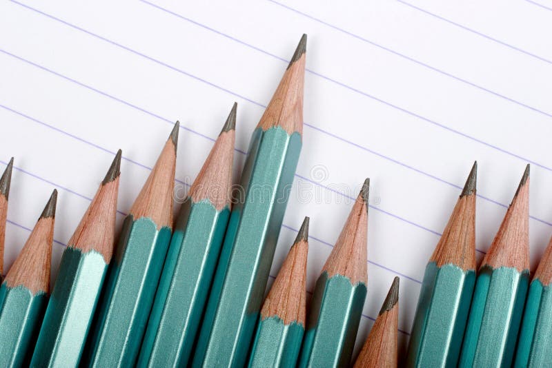 Sharp pencils stock photo. Image of color, shares, commerce - 1165124