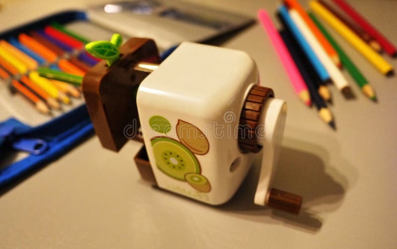 Sharp Pencils Sharpened with a Special Mechanical Sharpener. Such ...