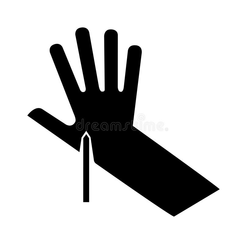 Sharp Point Black Icon ,Vector Illustration, Isolate on White ...